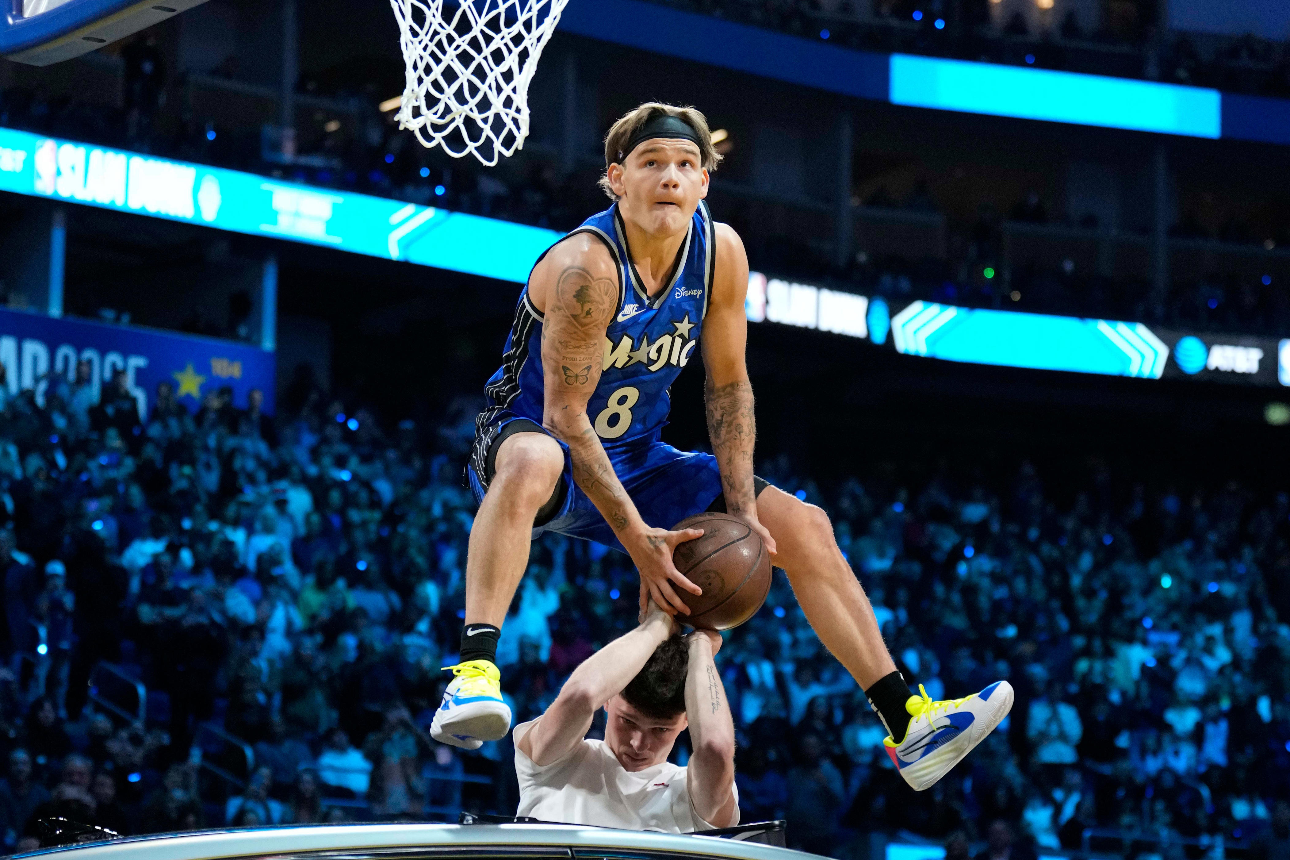 Why isn't Mac McClung participating in 2026 NBA Slam Dunk Contest?
