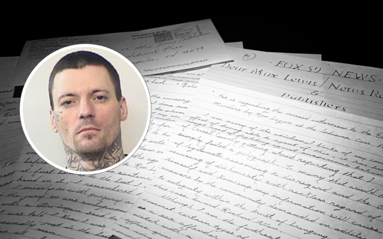 EXCLUSIVE: Inmate says Delphi prosecutor ignored his letters about Ron ... EXCLUSIVE: Inmate says Delphi prosecutor ignored his letters about Ron ...