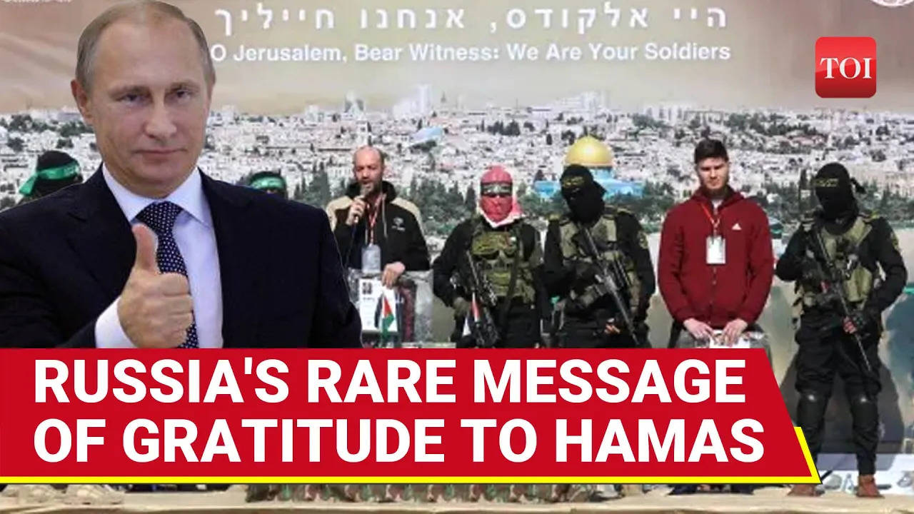 'Thank You, Hamas': Putin's Big Message To Palestinian Group; Watch Why ...