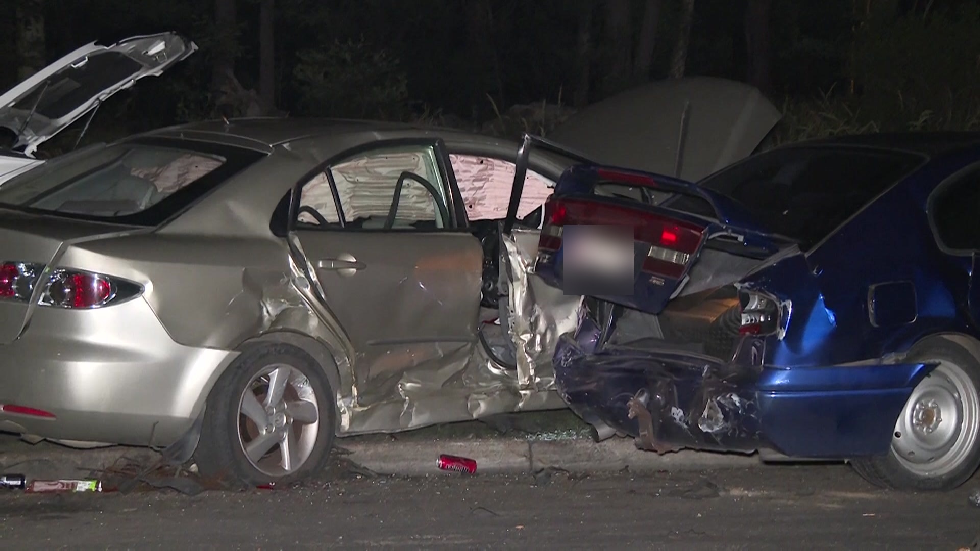 Two children among six people hit by car that crashed after allegedly ...