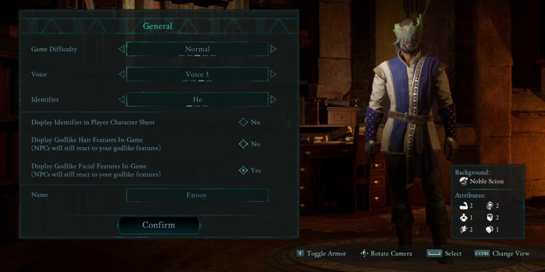 Should You Display Godlike Facial And Hair Features In-Game In Avowed?