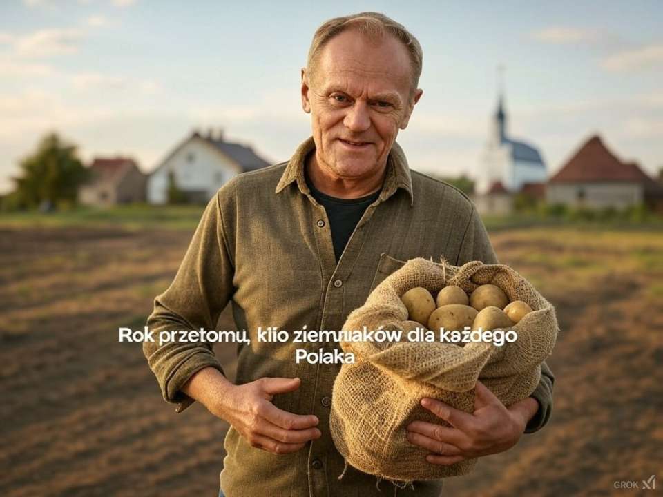 Ziemniaki i polityka. Internauci śmieją się z Donalda Tuska. ZOBACZ ...