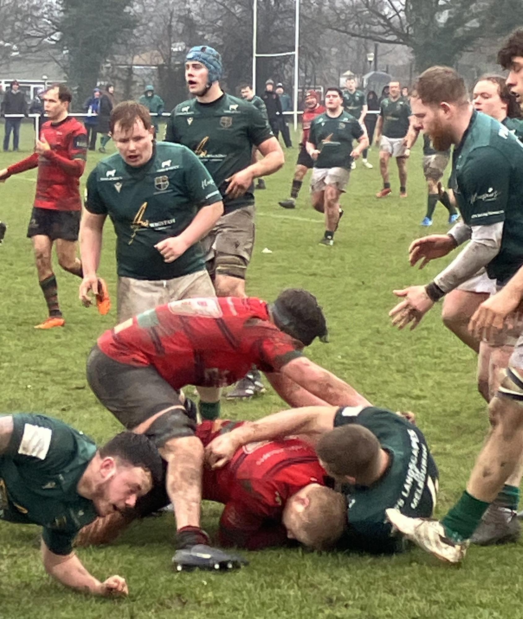 Dronfield Rugby Club's 1st XV keep up their momentum for top spot