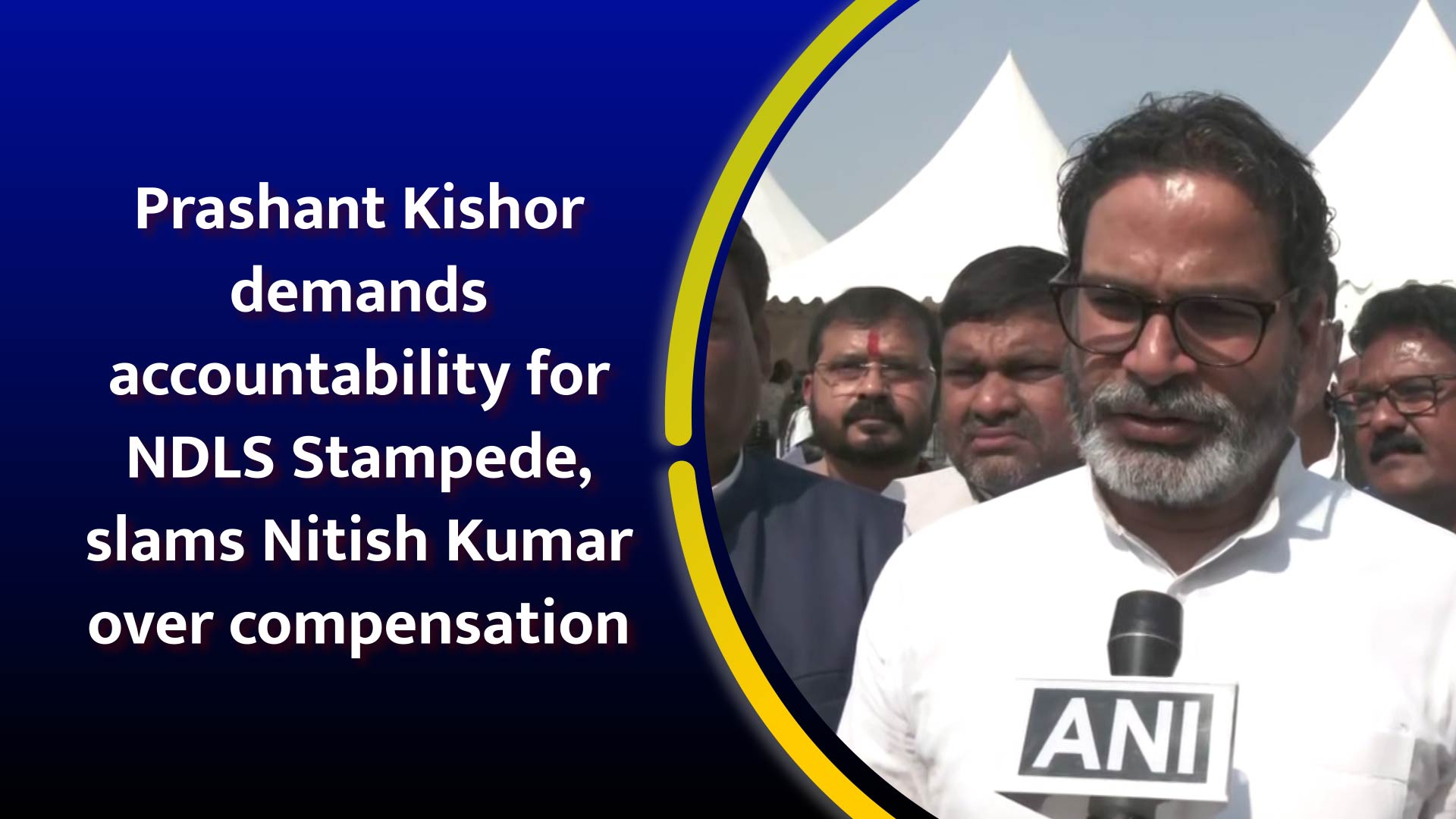 Prashant Kishor demands accountability for NDLS Stampede, slams Nitish ...