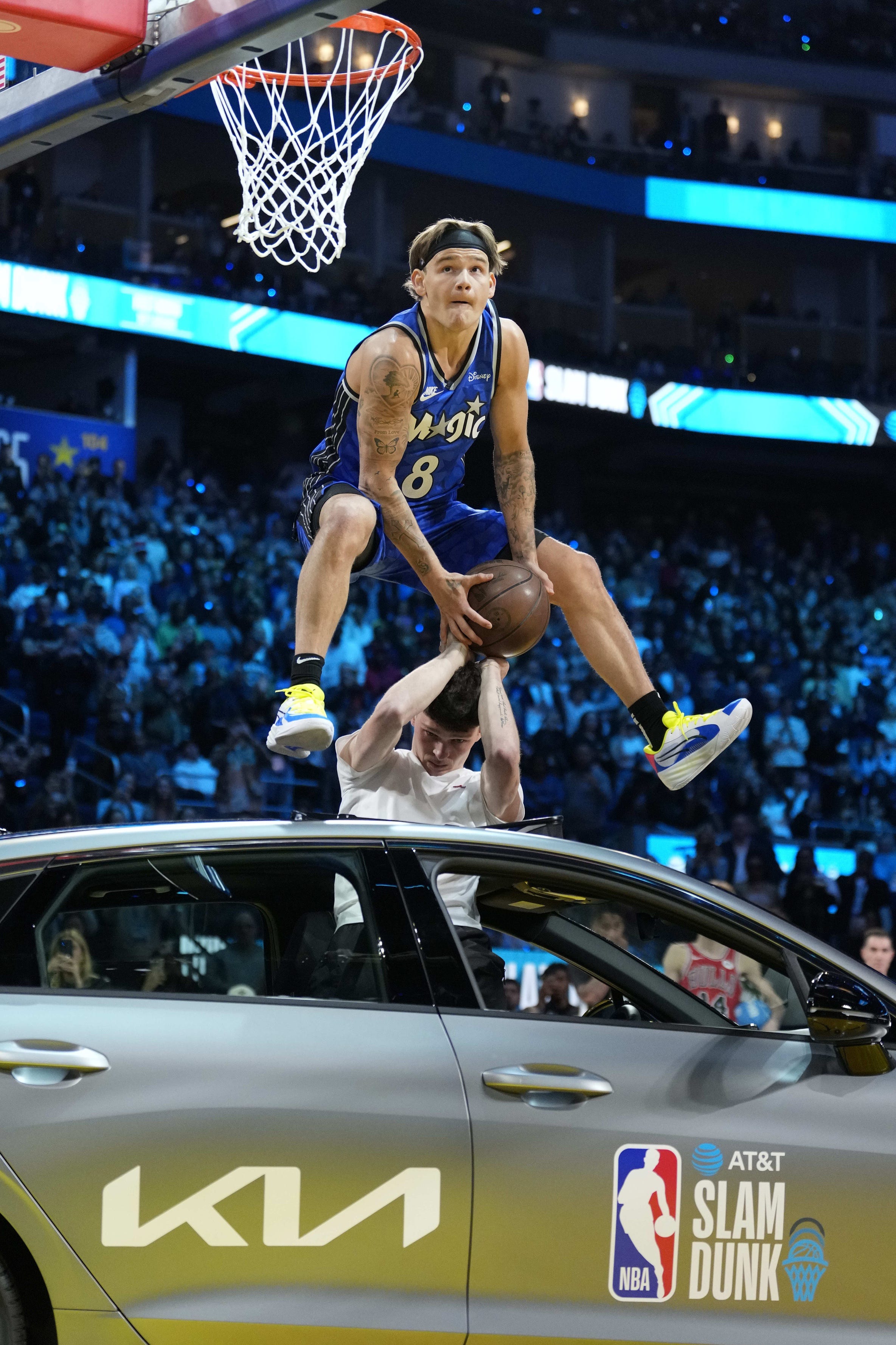 LOOK: Mac McClung dunks over a car and other pictures of the day in the NBA