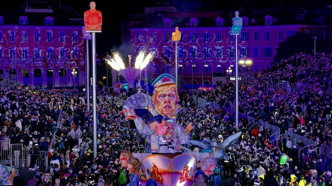 Donald Trump, Javier Milei, Vladimir Poutine… Ce char du Carnaval de ...