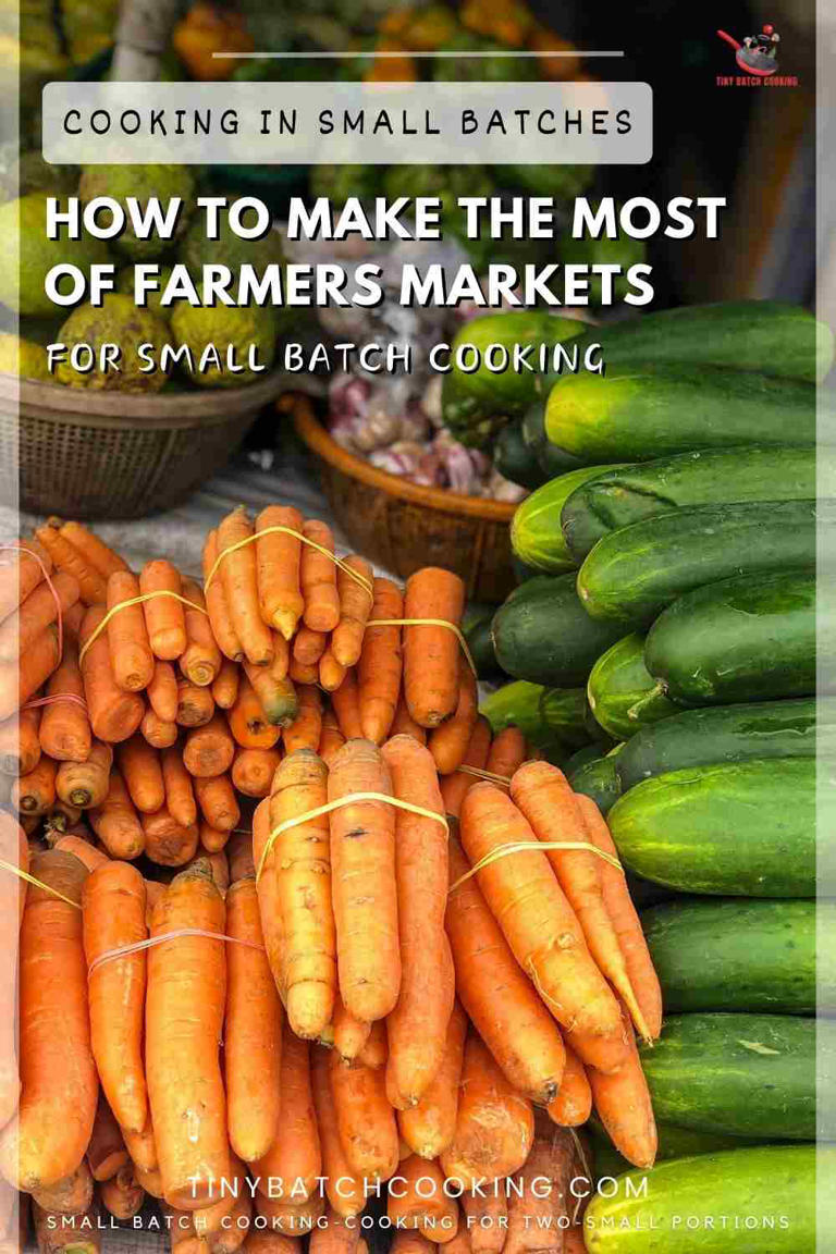 How to Make the Most of Farmers Markets for Small Batch Cooking