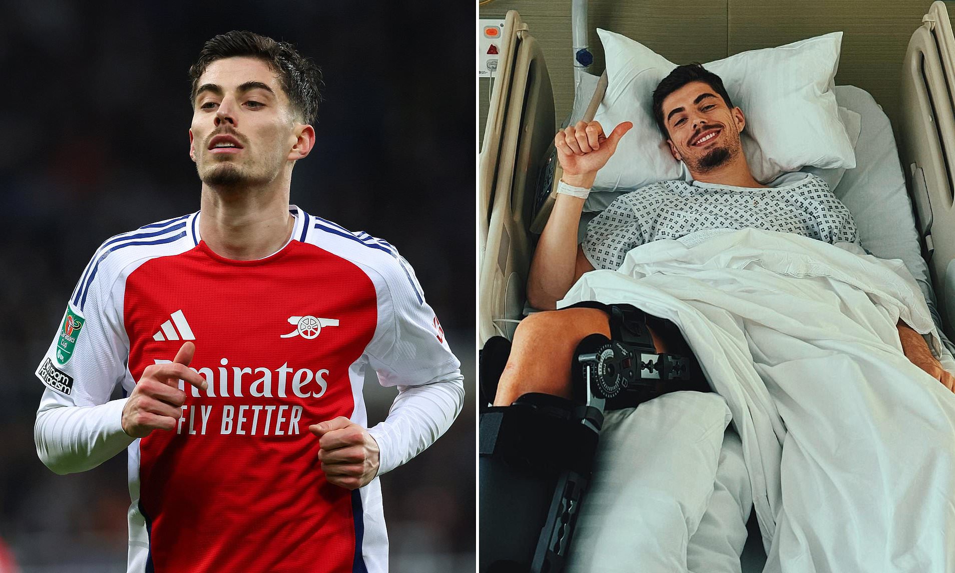 Kai Havertz breaks his silence after undergoing hamstring surgery - as ...