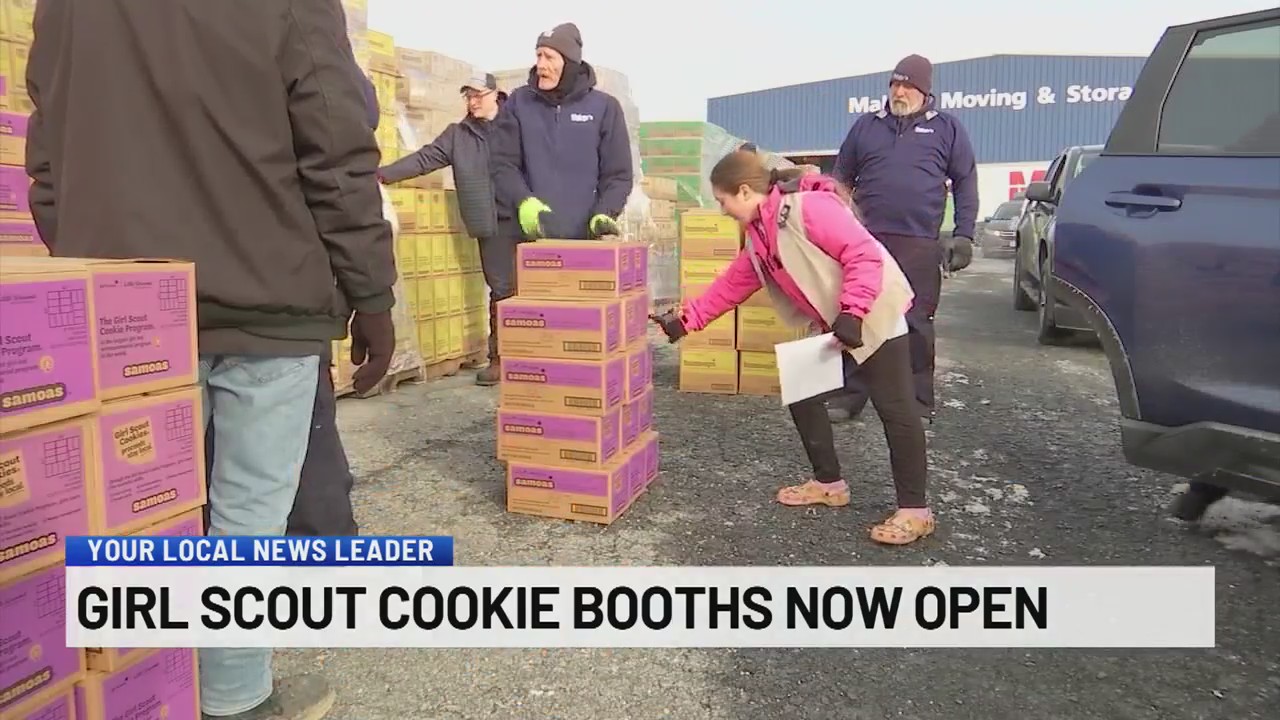 Girl Scout Cookie booths now open