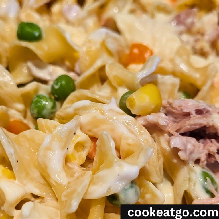 Leftover Turkey Noodle Casserole