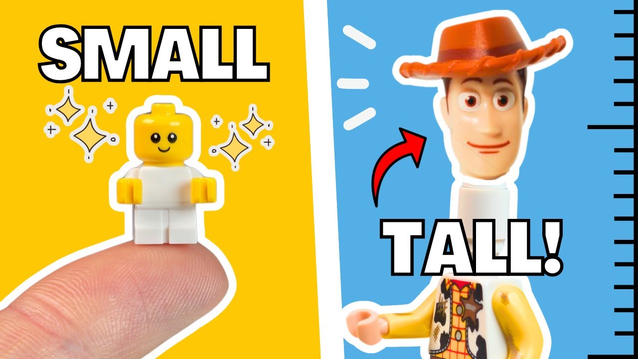 THE Smallest and Tallest Minifigures!