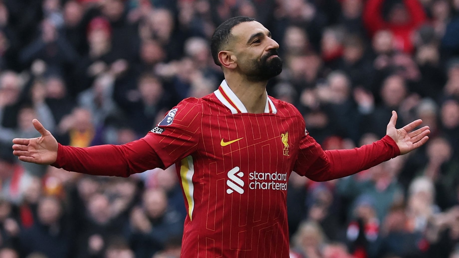 Mohamed Salah on target again as Liverpool edge out Wolves to maintain ...