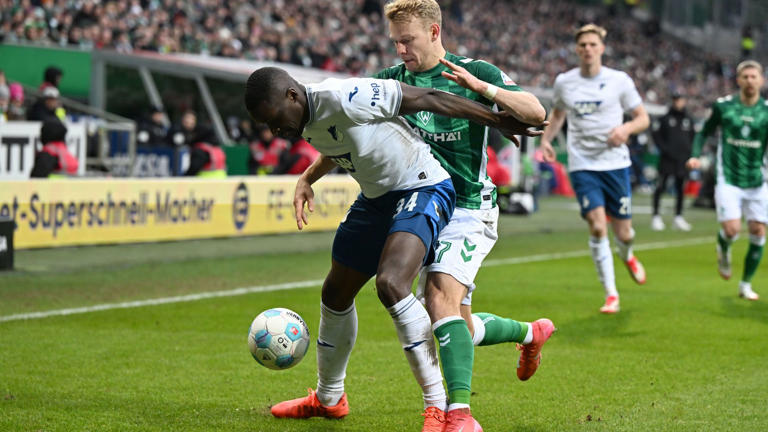 Fußball-Bundesliga: SV Werder Bremen unterliegt TSG Hoffenheim