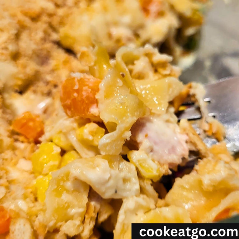 Leftover Turkey Noodle Casserole