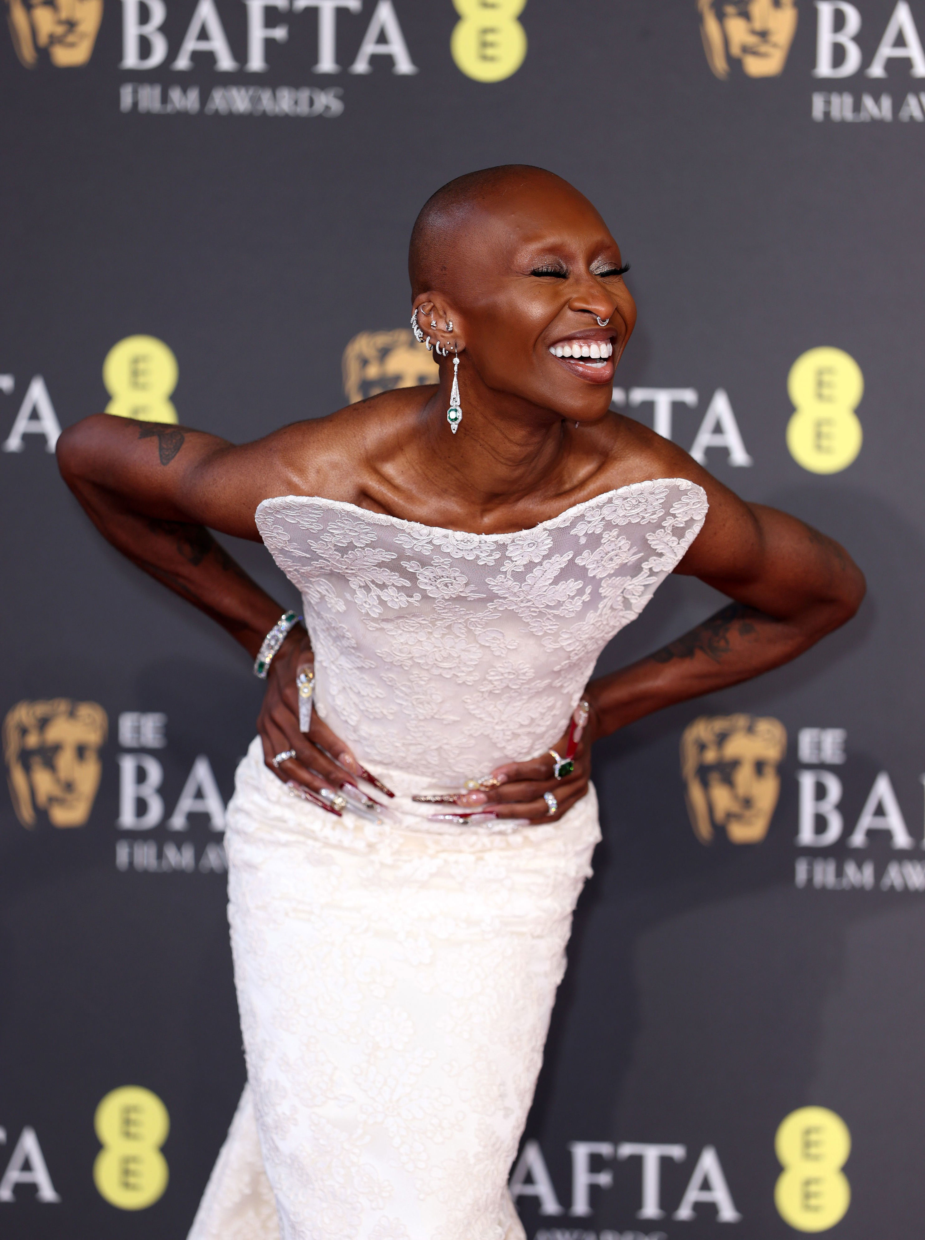 All The Glamorous Celebrity Red Carpet Looks At The 2025 BAFTAs