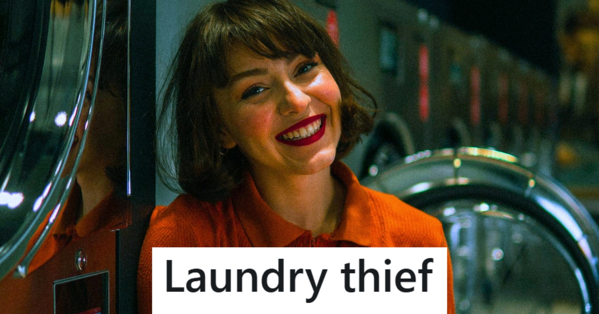 A Mysterious Freeloader Kept Adding Their Clothes To Her Load Of ...