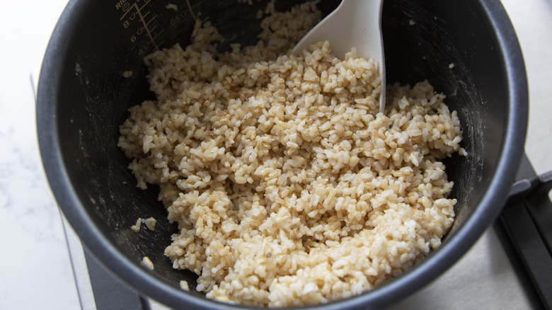 The Prep Step You Need For Quicker Brown Rice