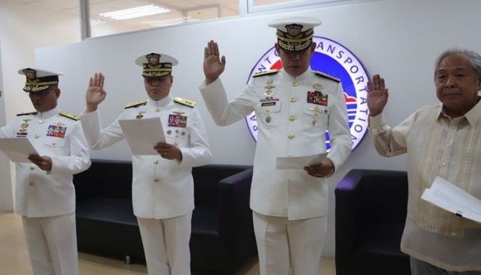Three new PCG officers take oath
