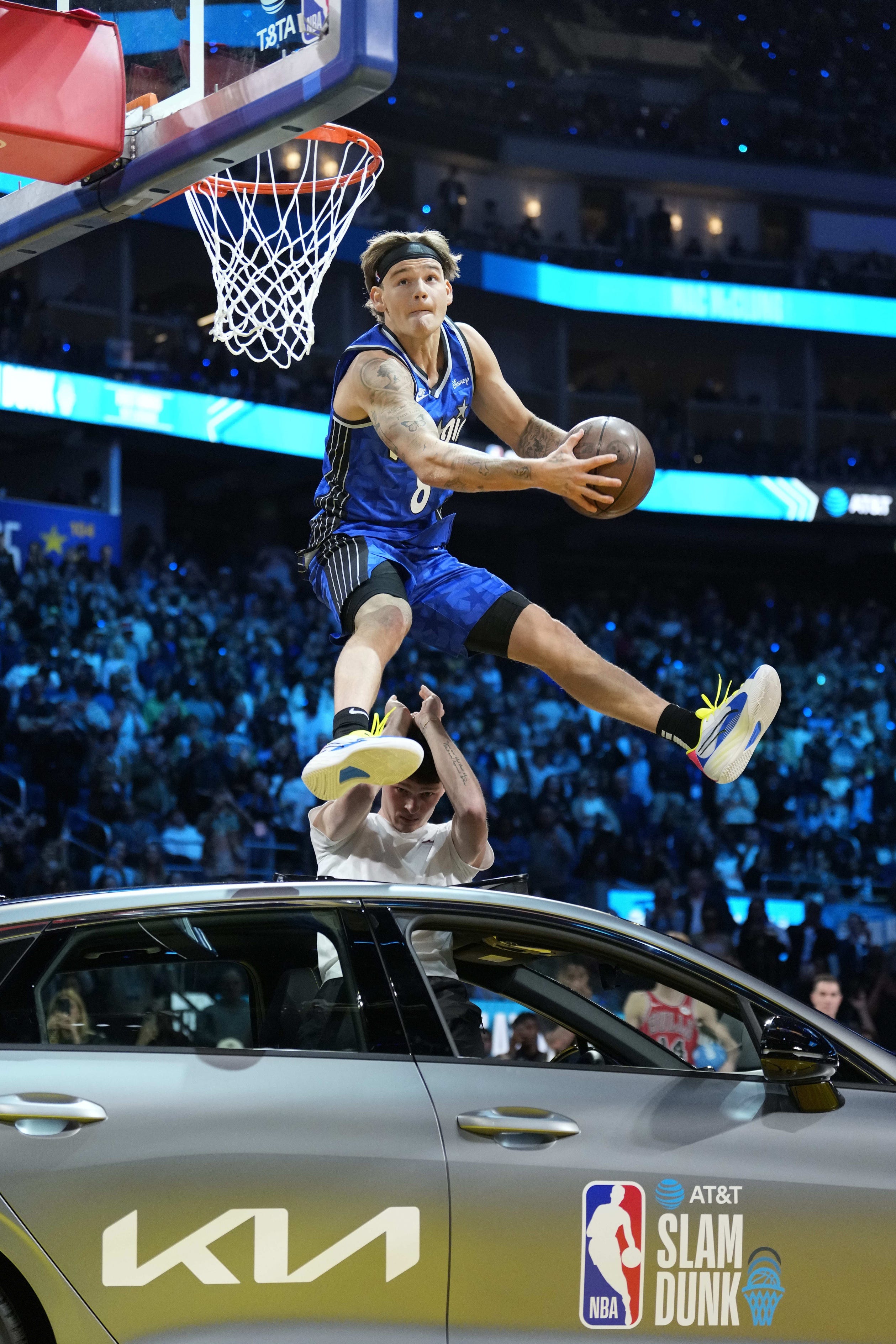 LOOK: Mac McClung dunks over a car and other pictures of the day in the NBA