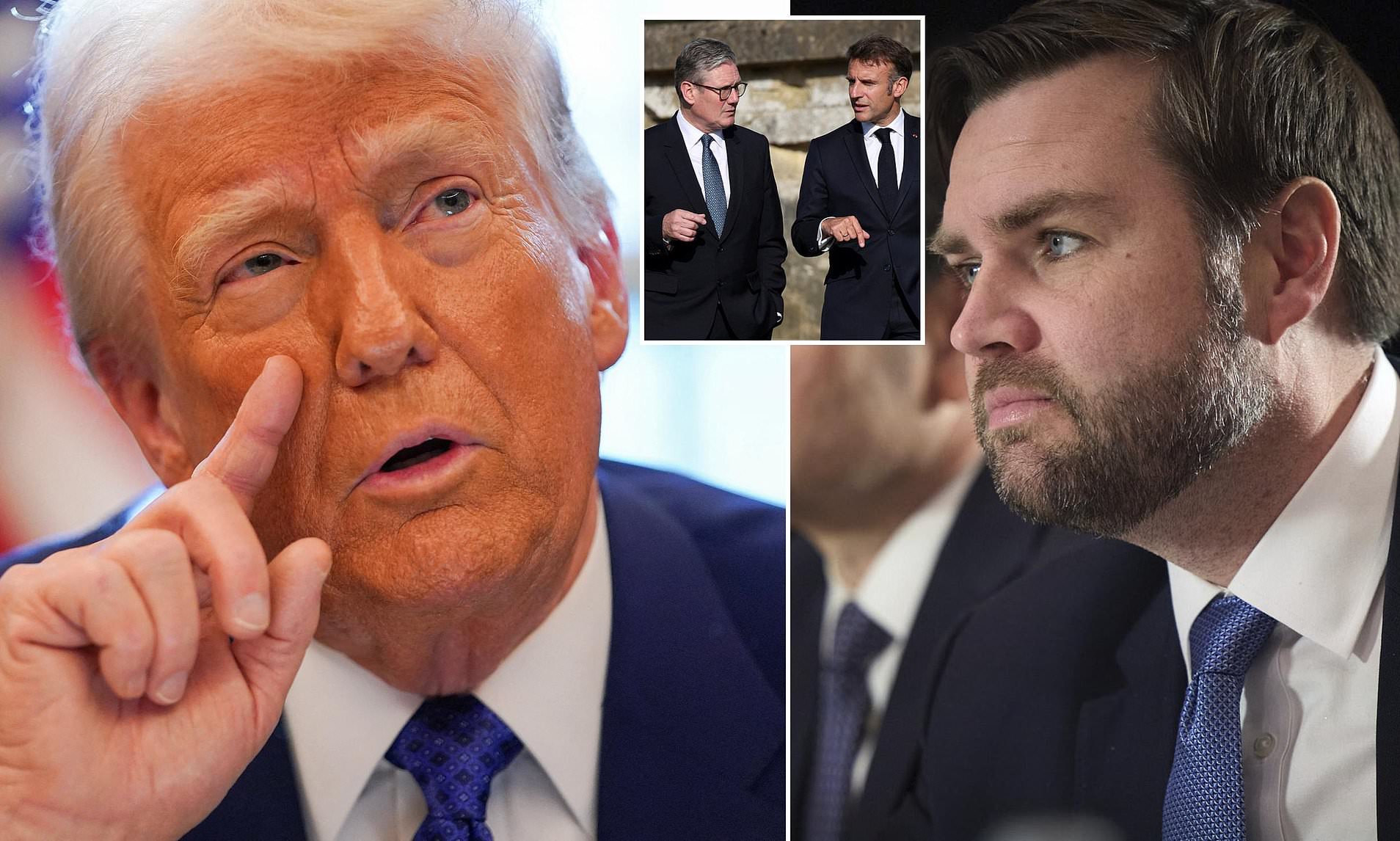 Trump tells Europe they will NOT be part of Ukraine peace talks