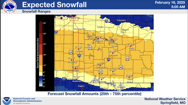 Weather Service: Winter Storm Watch issued beginning Tuesday