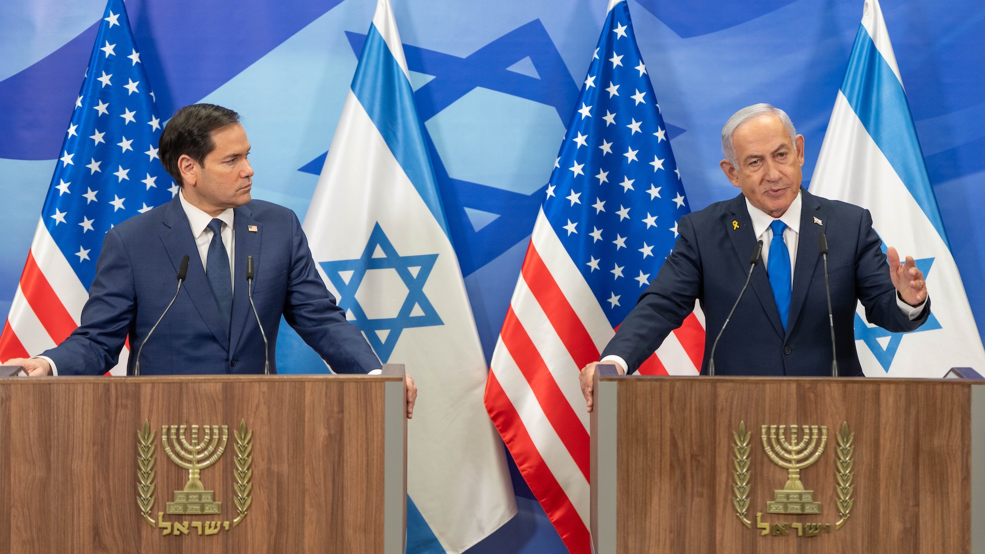 Rubio, Netanyahu present united front on Iran and Gaza