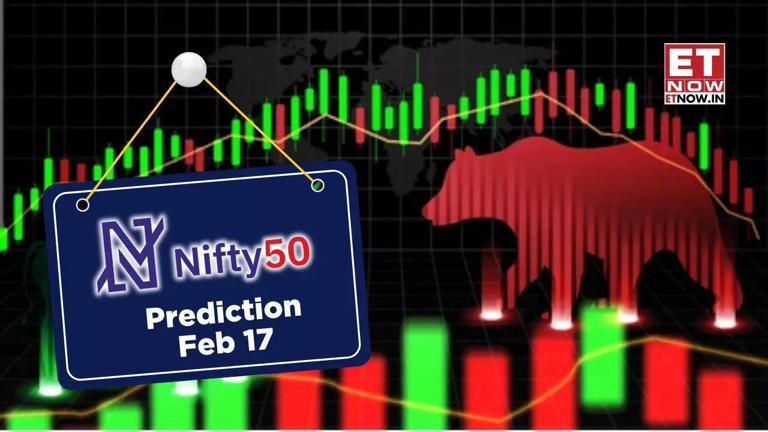 Nifty 50 Prediction For Tomorrow, February 17: Long negative candle on chart; Check support and ...