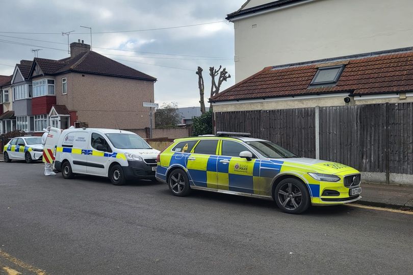 Photos show huge police cordon and forensic teams after man left ...