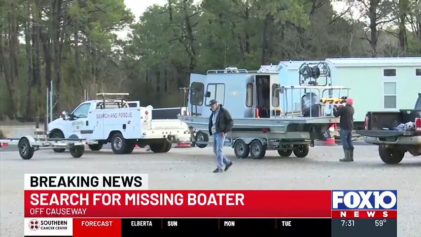 UPDATE: Family identifies missing boater as search continues