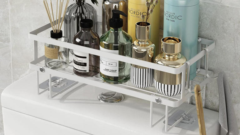 The Small And Simple Alternative To Bulky Over-The-Toilet Shelves