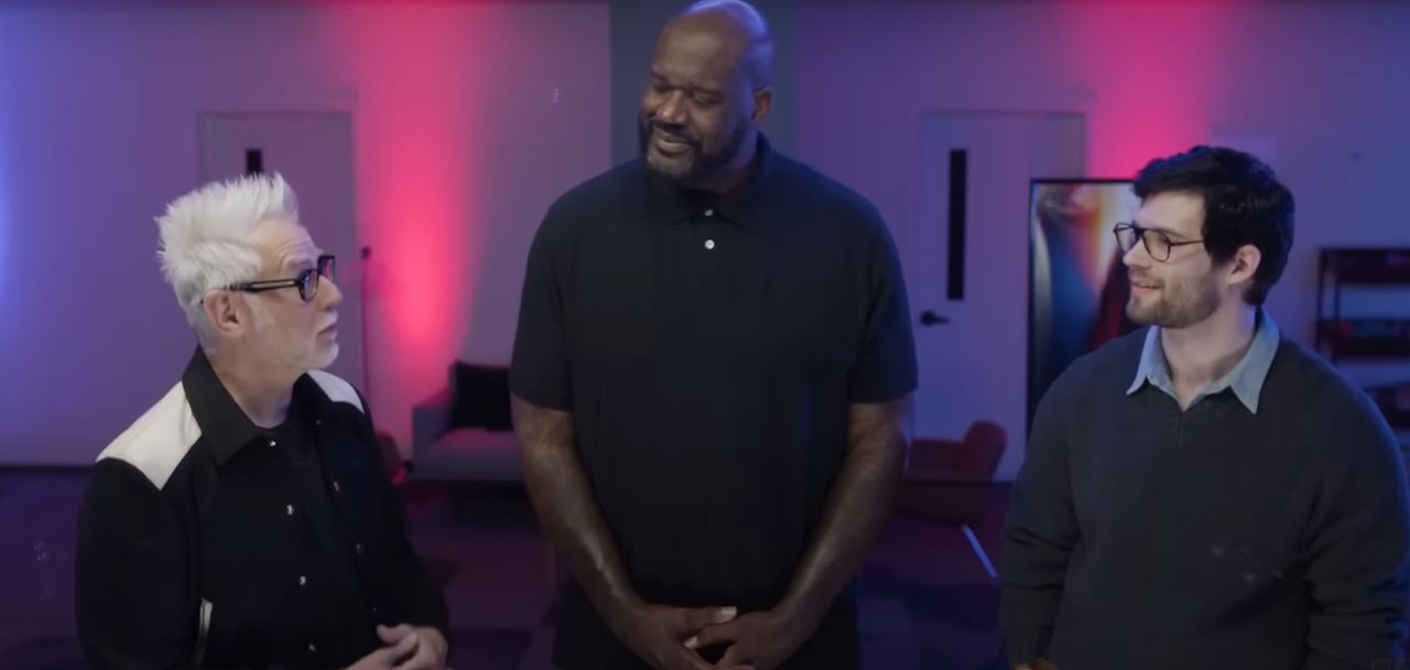 Superman 2025: Shaquille O'Neal, David Corenswet, and James Gunn star ...
