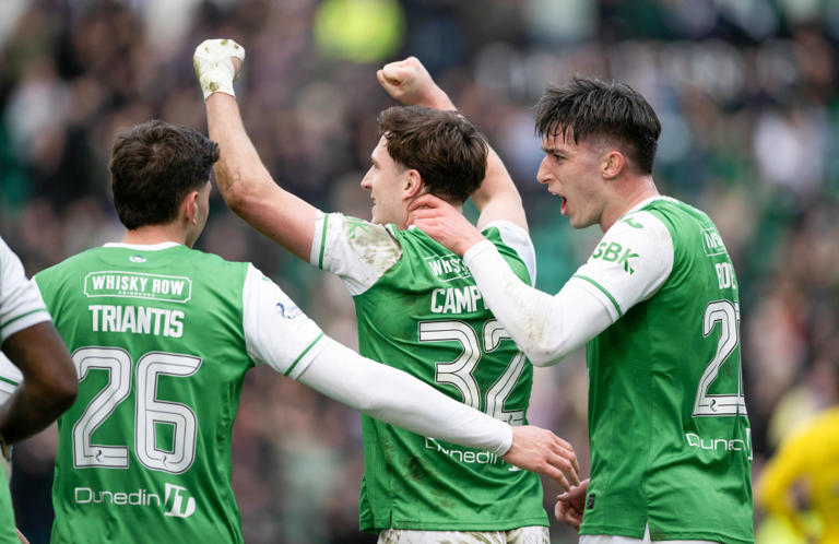13 brilliant photos from epic Hibs win vs Celtic: Jubilant celebrations ...
