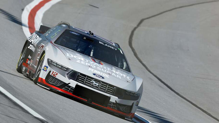 Ryan Blaney Leads Dominant Team Penske in Atlanta Qualifying Session