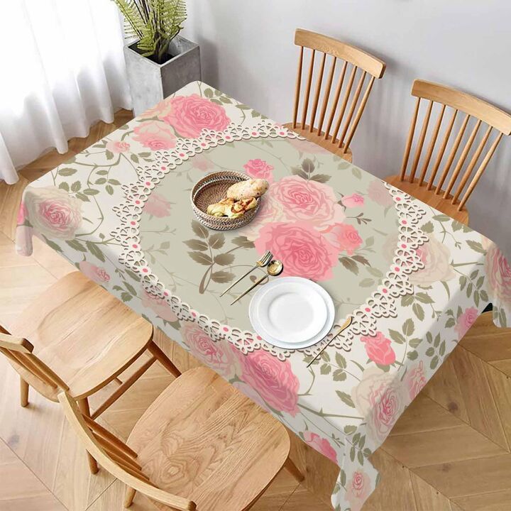 Beautiful Floral Tablecloths to Welcome Spring Into Your Dining Room