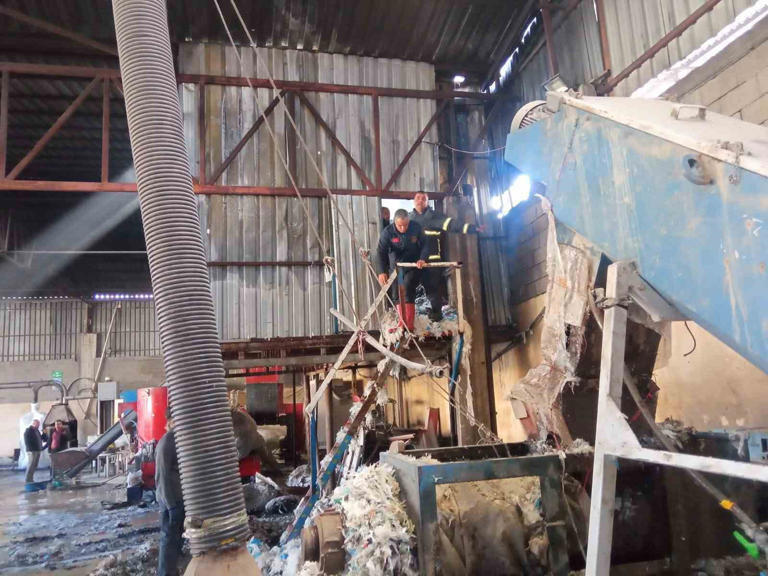 Kırıkhan’da Hurdacılar Sitesi’nde yangın