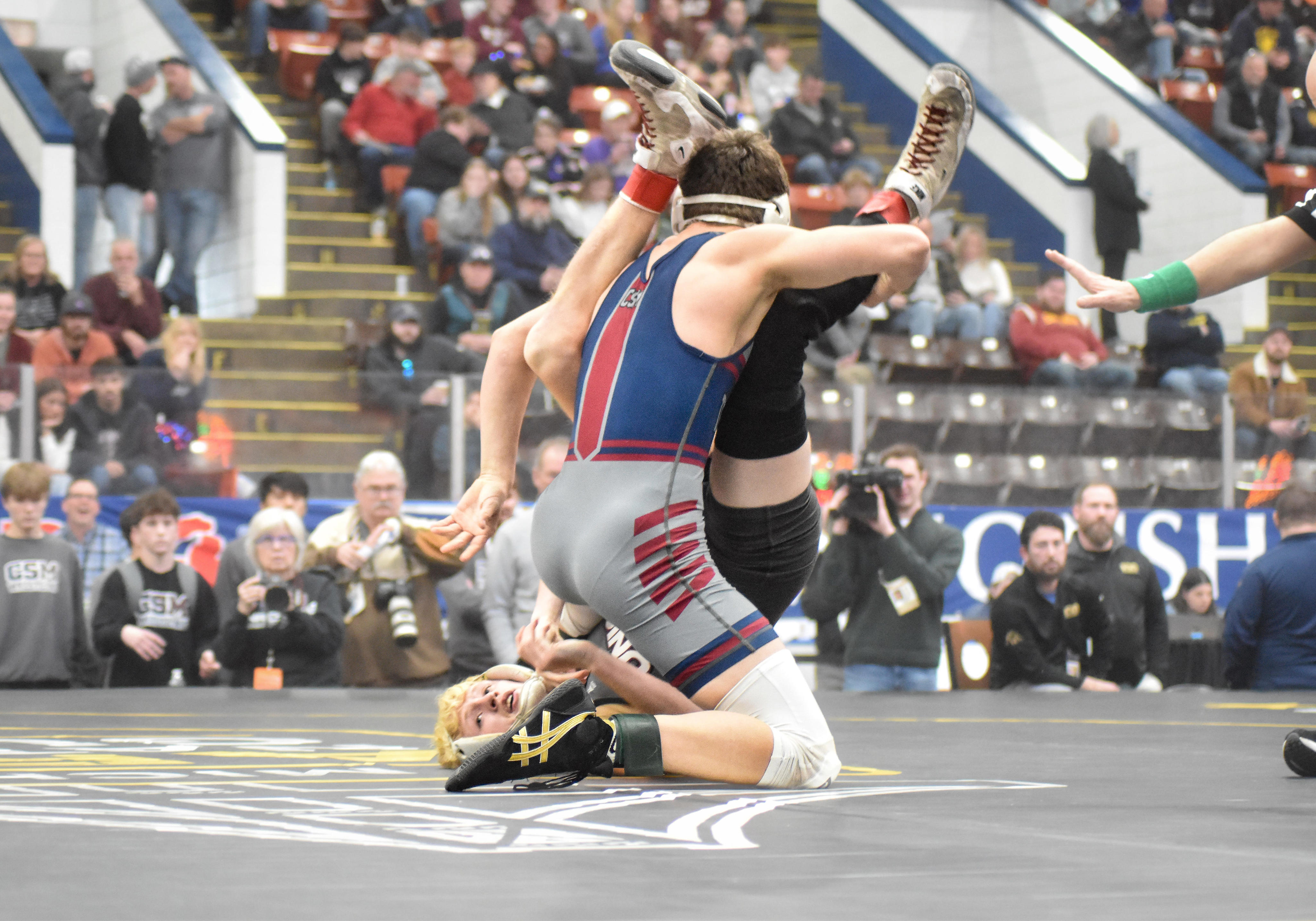 Climax-Scotts/Martin falls short in team state wrestling final to No. 1 ...