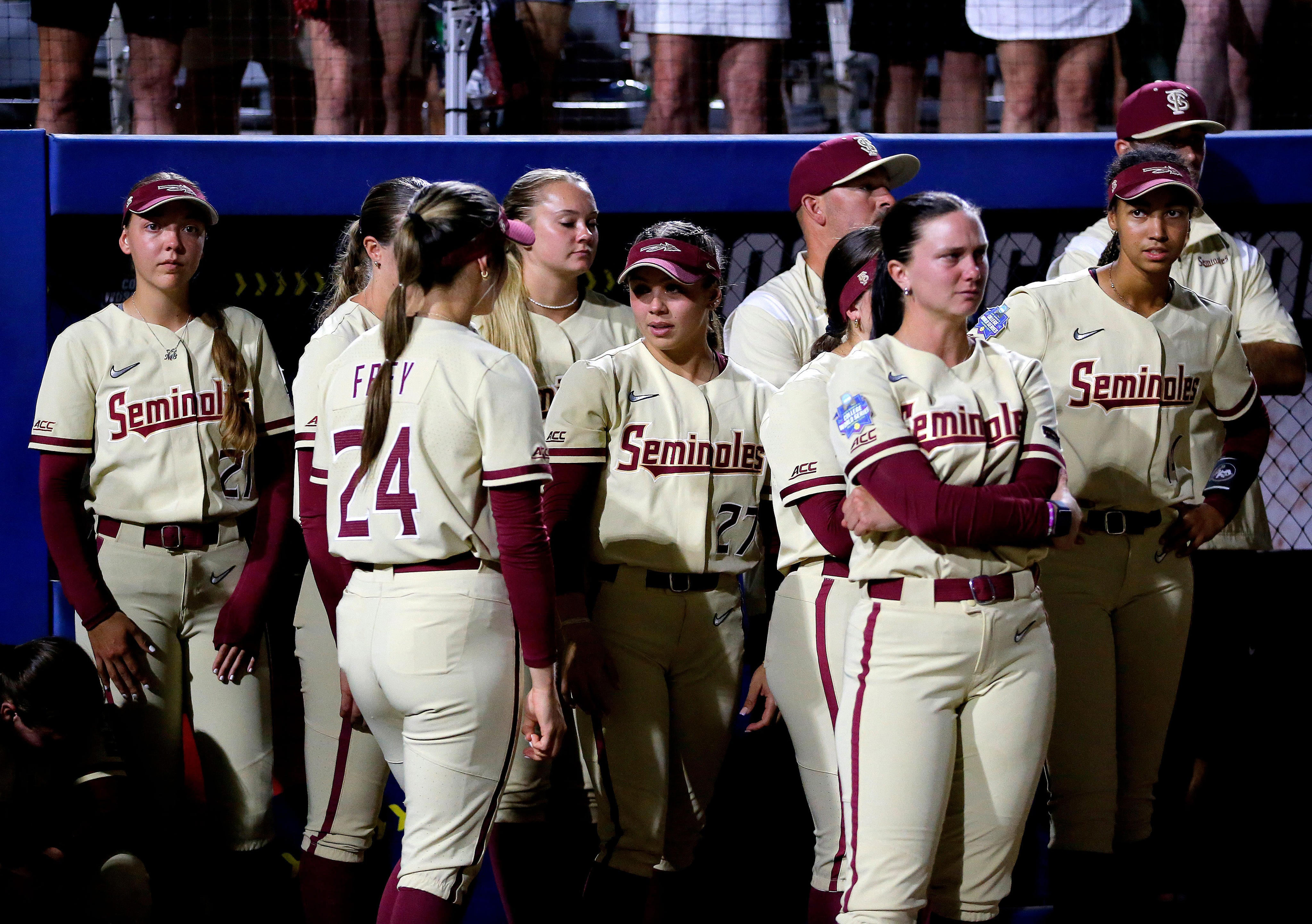 FSU softball splits doubleheader against Dartmouth, Alabama