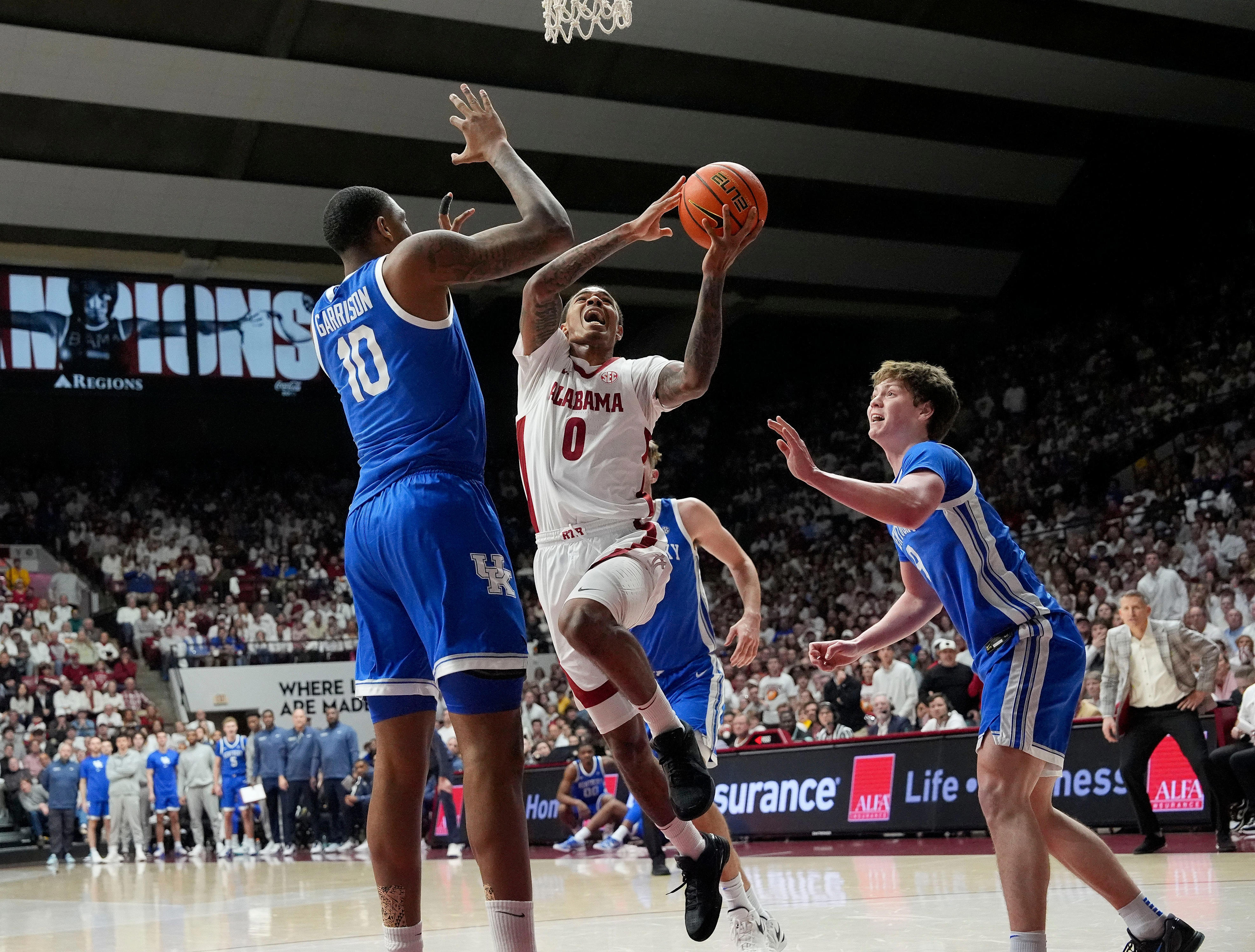 Kentucky vs Alabama score today, UK basketball game updates