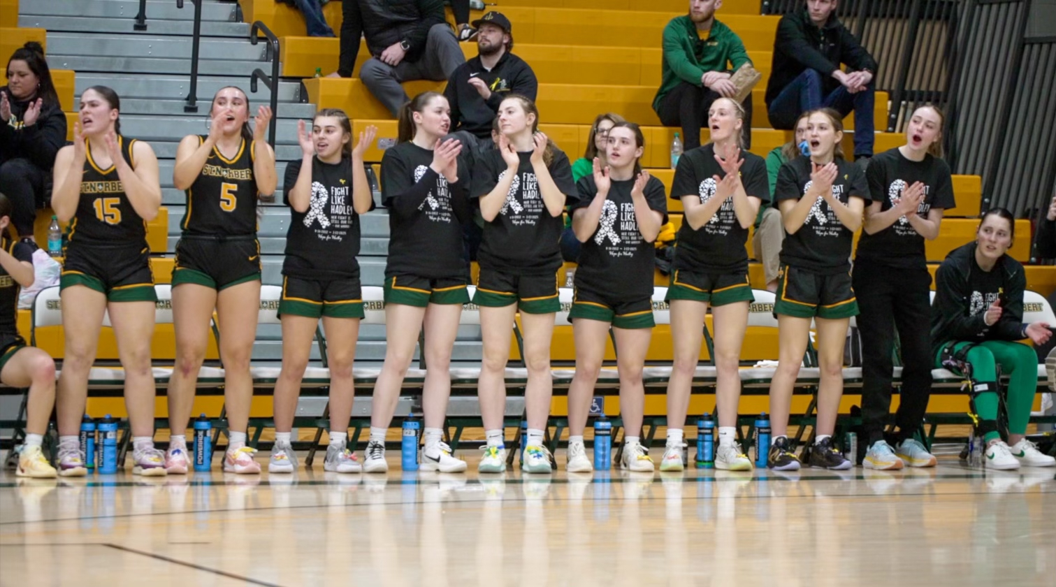 St. Norbert Basketball Team celebrates Hadley Baker Day