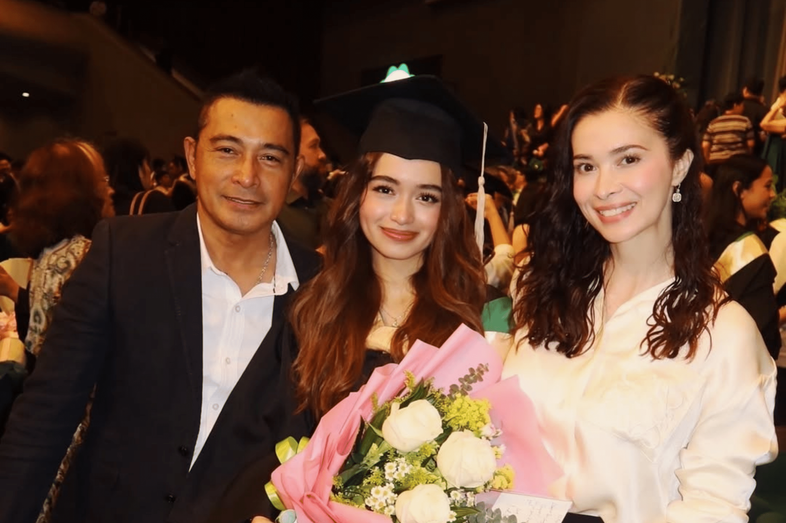 Sunshine Cruz, Cesar Montano attend graduation of daughter Angelina
