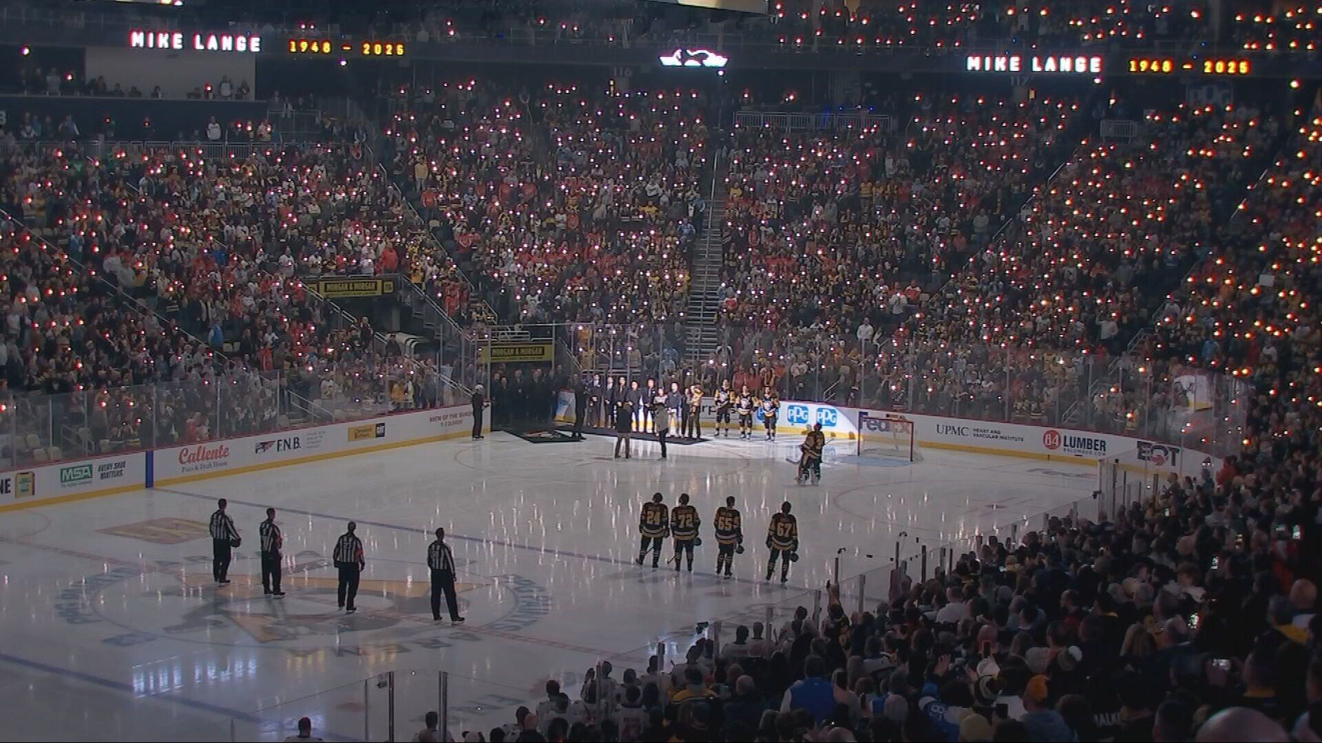 Pittsburgh Penguins, fans pay tribute to legendary broadcaster Mike ...