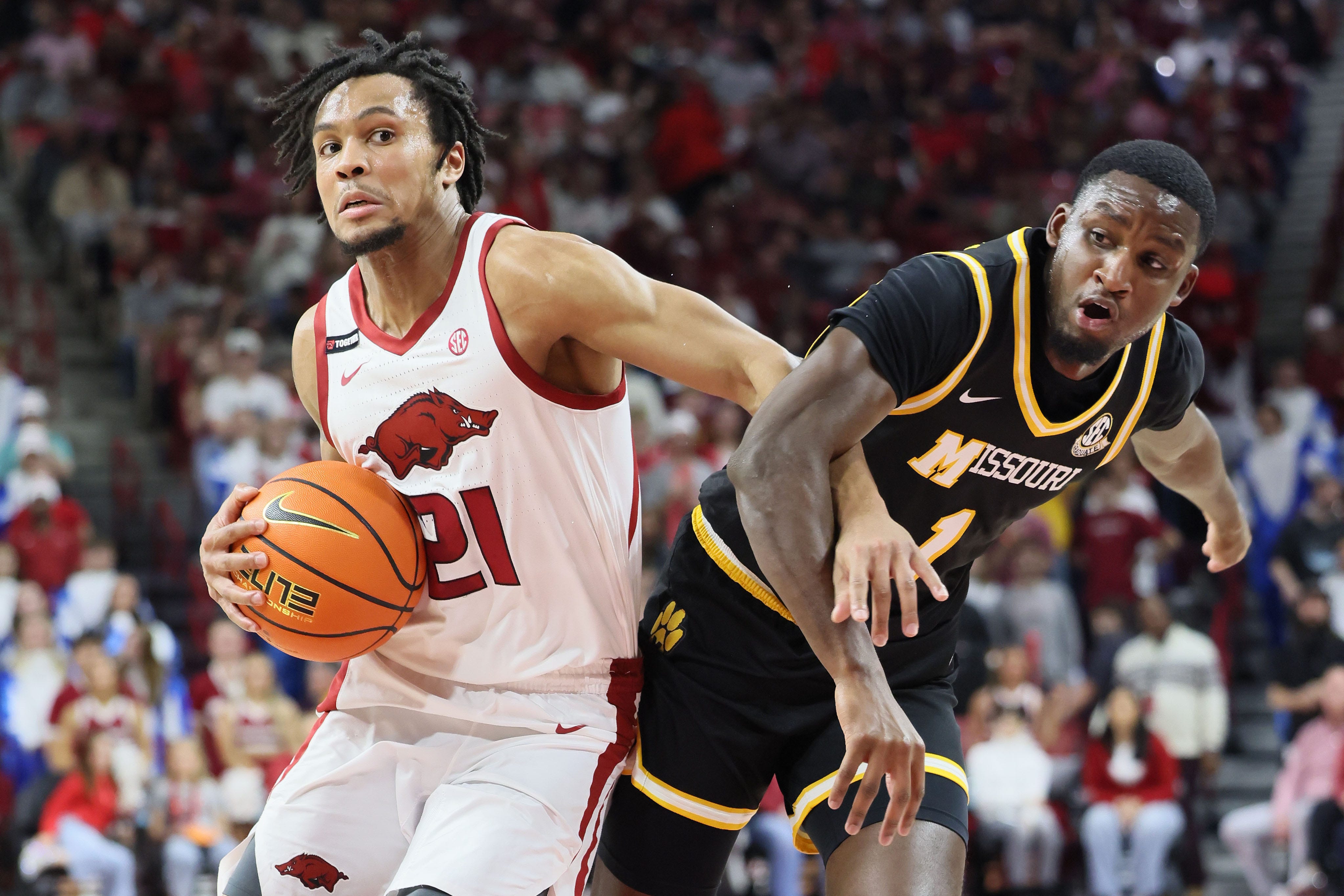Arkansas basketball vs Missouri score today: Hogs upset Tigers for ...