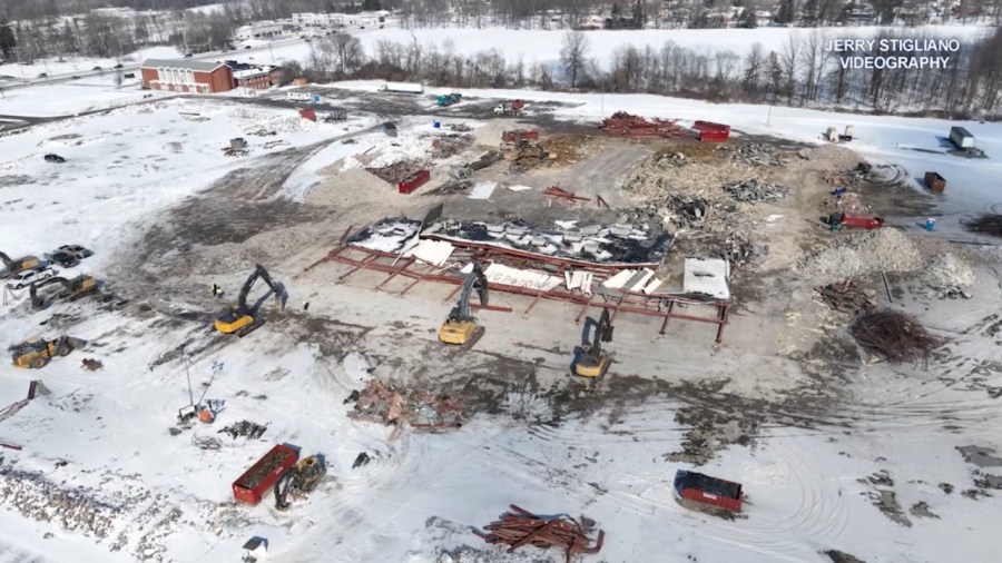 Video shows progress on Shenango Valley Mall demolition
