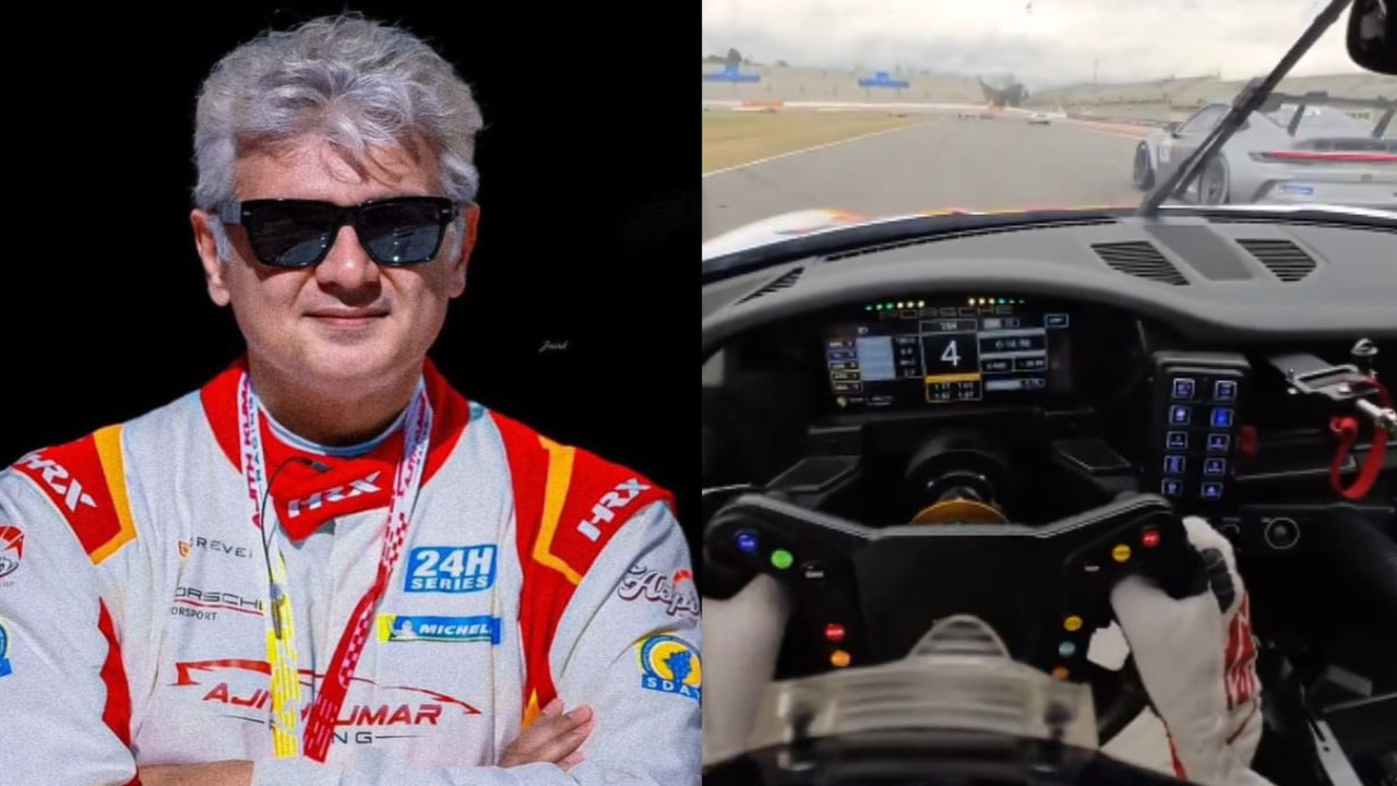 WATCH: Ajith Kumar meets with second car crash in a month during race ...