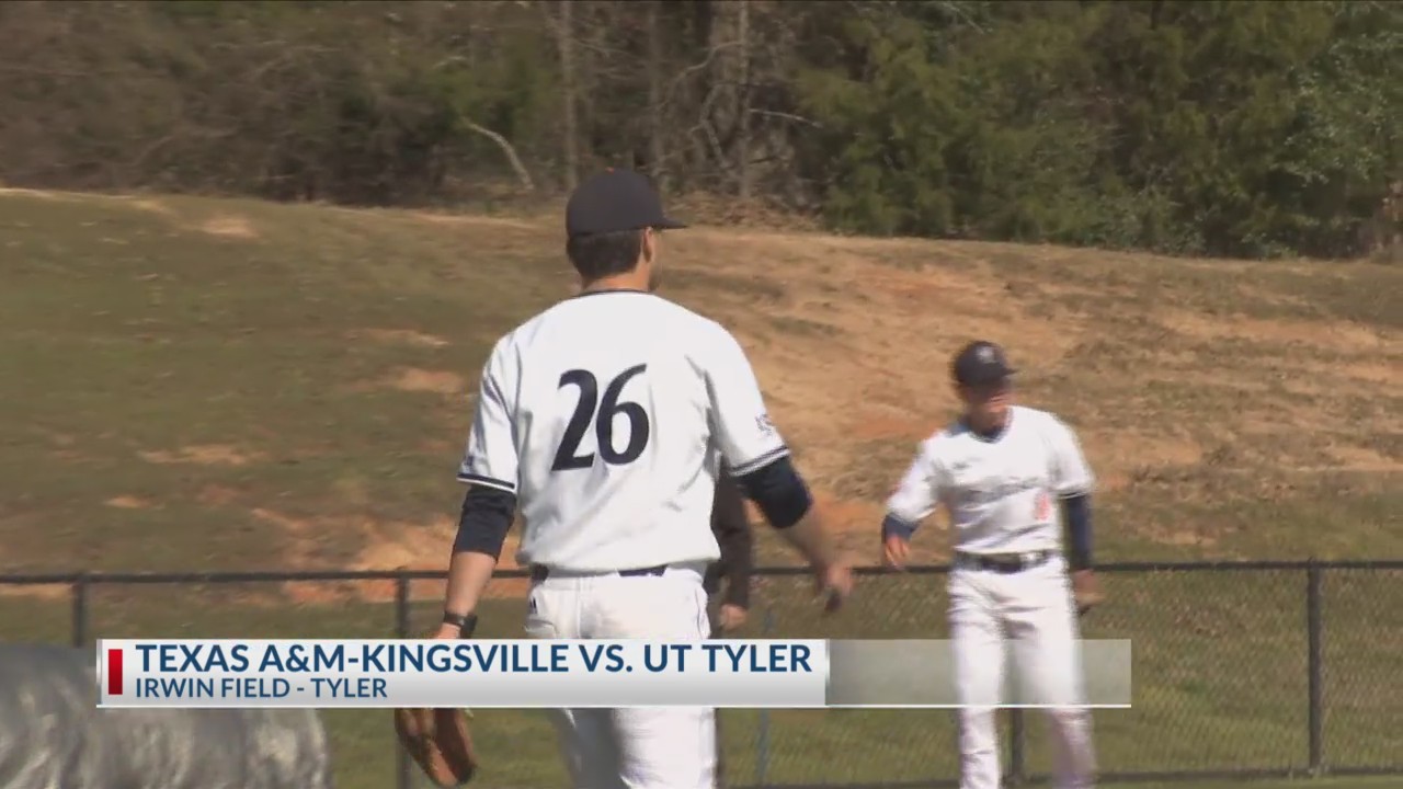 UT Tyler Baseball shuts out Texas A&M-Kingsville 9-0 to win their fifth ...