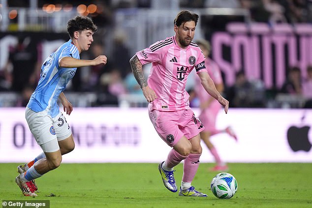 Lionel Messi pulls Inter Miami even with two assists in 2-2 draw with ...