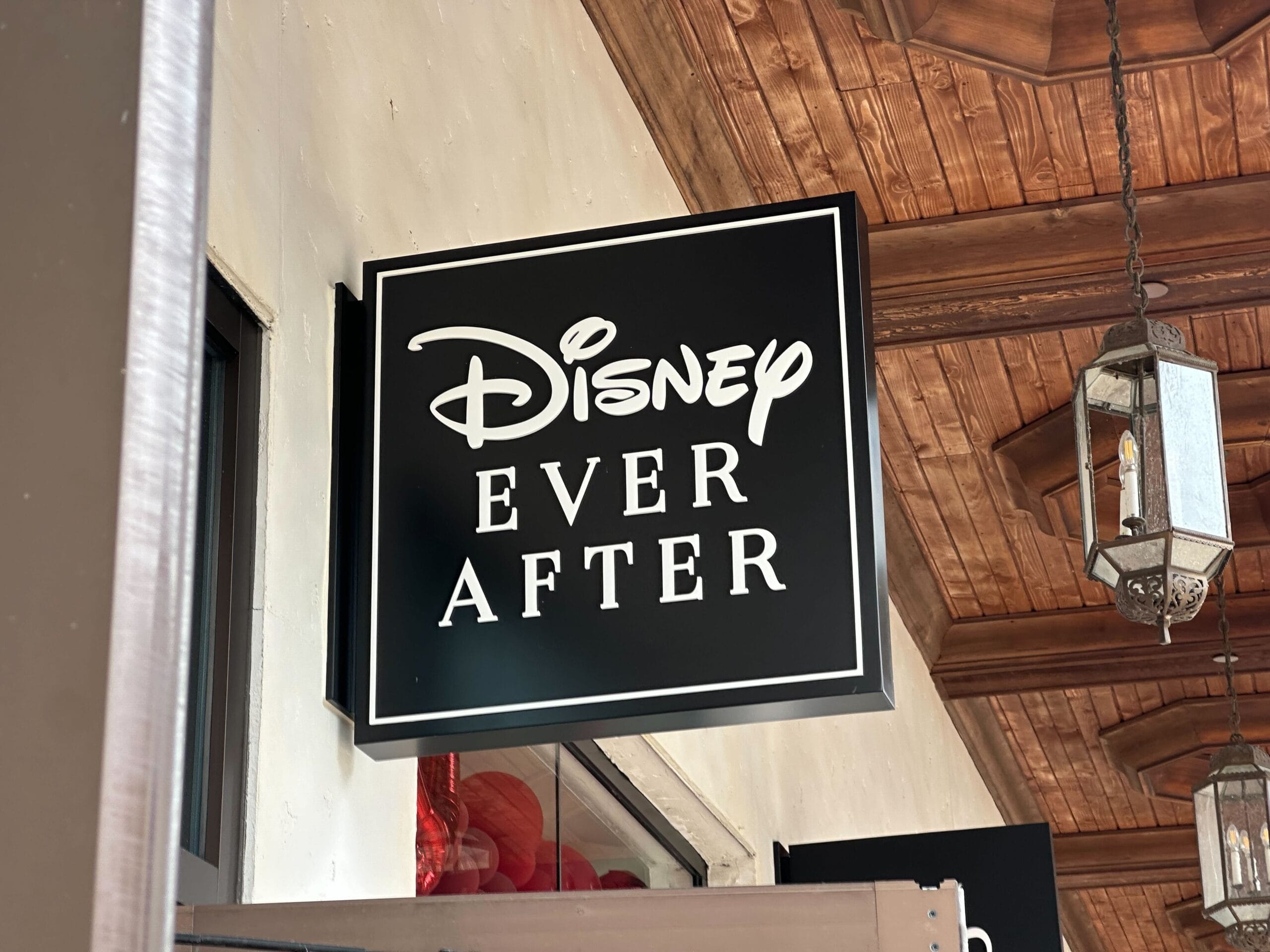 Disney Ever After Signs Replaced at Disney Springs