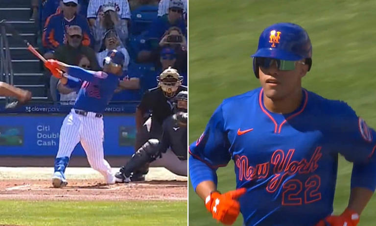 Juan Soto hits 426-foot home run in first at-bat as a Met after leaving Yankees for $765m contract