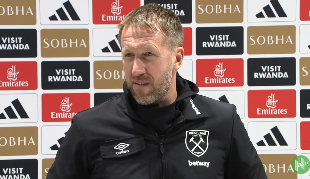Graham Potter praises 'incredible' Arsenal star after West Ham stun Gunners