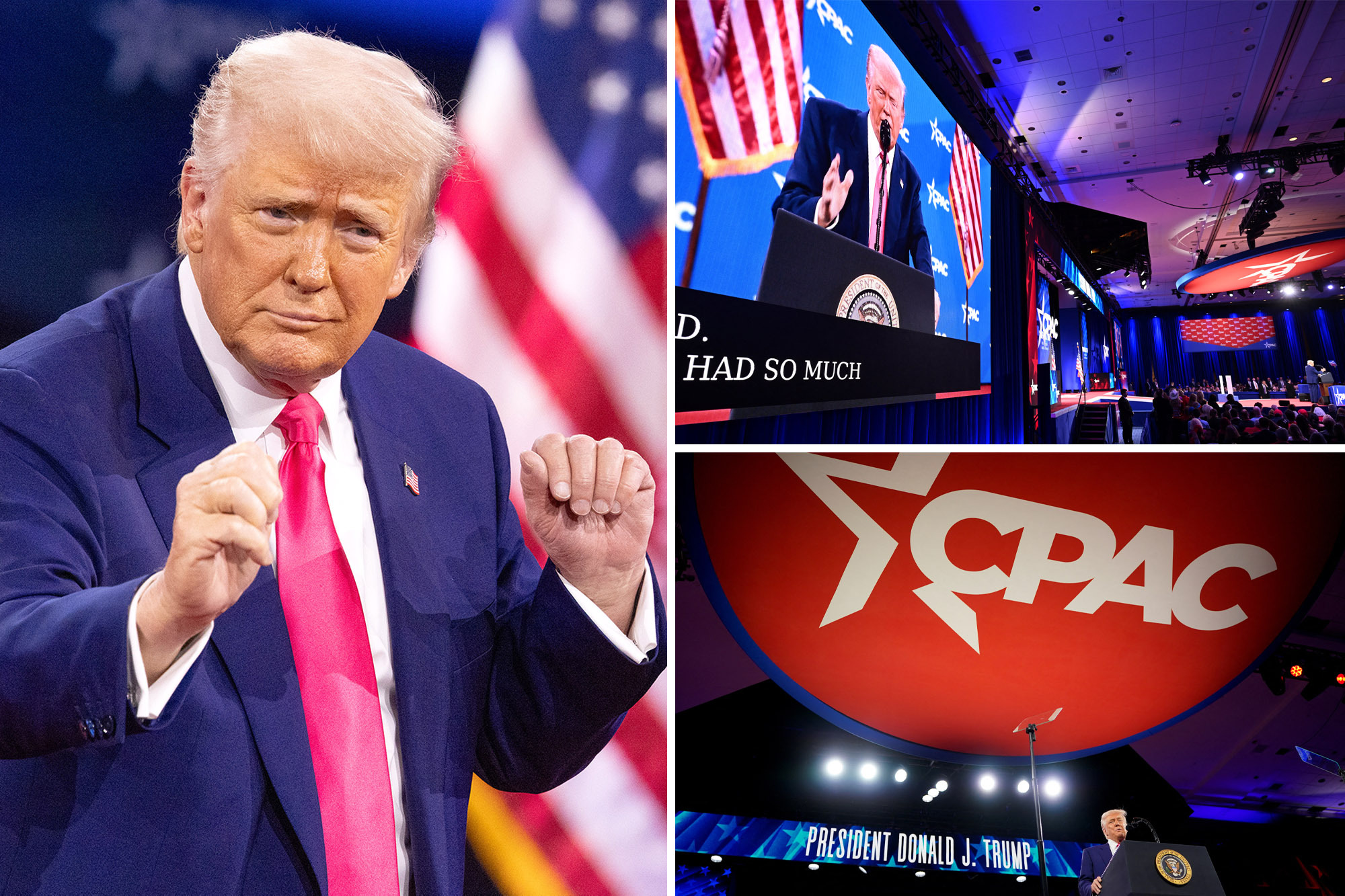 Trump triumphantly returns to CPAC as president, touts GOP as ‘proud ...